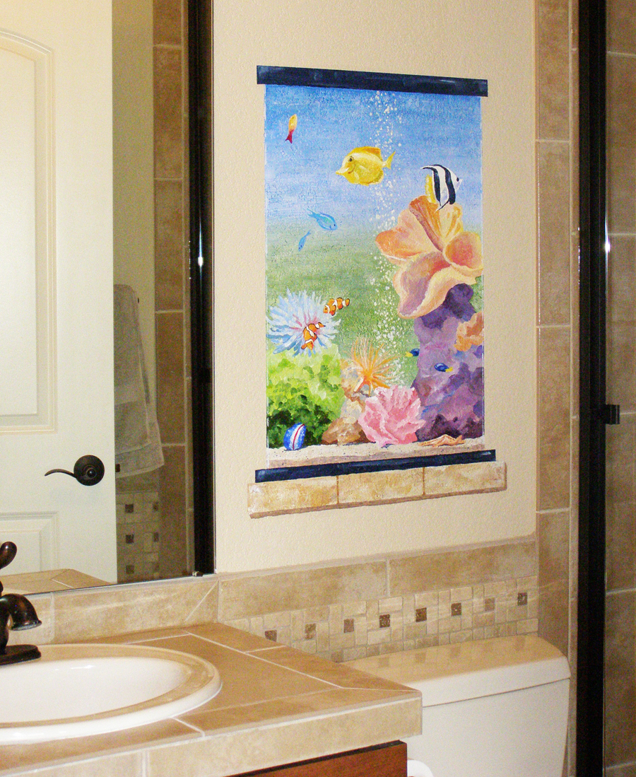 Ocean Window Bedroom | Boulder Murals ~ Kathleen Lanzoni